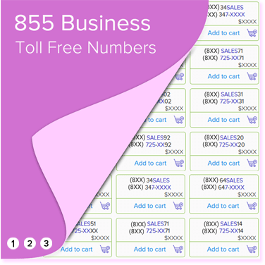 855 Numbers | Largest Inventory of 855 Numbers for Business